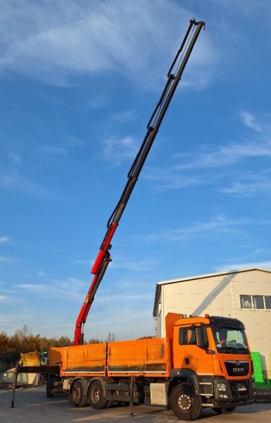 MAN TGS 26.440 +Palfinger PK26001 +Schwarzmüller / Nákladní vůz ...